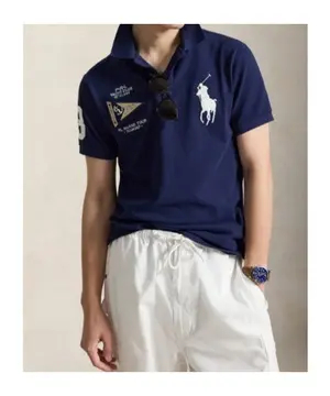 Polo Ralph Lauren Custom Fit Logo Polo Shirt