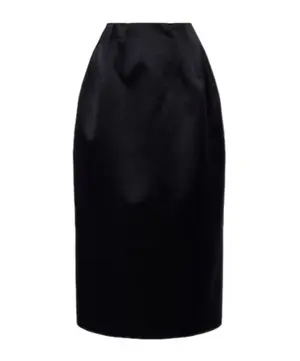 THE ROW Gamin Wool And Silk Maxi Skirt - Black