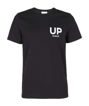 DONDUP Cotton Crew Neck Tee - Black