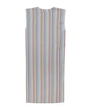 BASERANGE Striped Maxi Dress With Side Slits