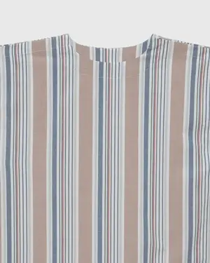 BASERANGE Striped Maxi Dress With Side Slits