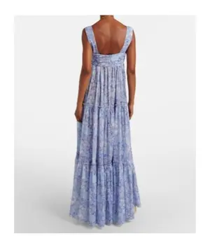 Chloé Floral Cotton Voile Maxi Dress