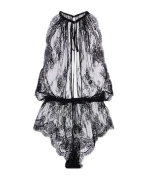 Dolce & Gabbana Lace Bodysuit With Tie Neckline