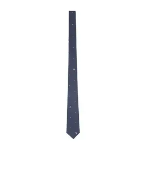 Paul Smith Pointed Tie - Navy