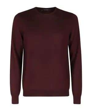 Tagliatore Long-sleeved Sweater With Ribbed Details