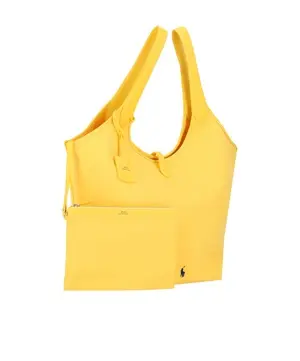 Polo Ralph Lauren Canvas And Leather Tote Bag