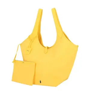 Polo Ralph Lauren Canvas And Leather Tote Bag