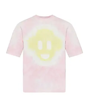 Casablanca Tie-dye Graphic T-shirt - Pink