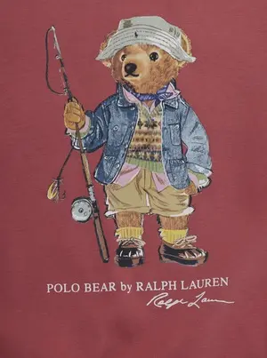 Polo Ralph Lauren Fleece Sweatshirt With Polo Bear Graphic