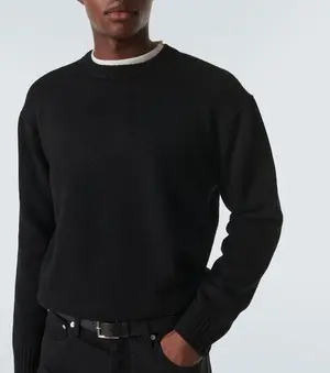 FRAME Ribbed Crew Neck Sweater