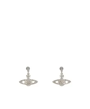 VIVIENNE WESTWOOD Mini Bas Relief Stud Earrings - Gray