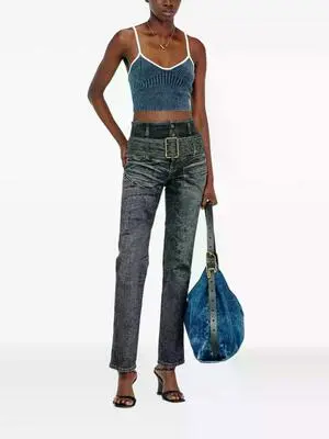 DIESEL® Bouclé-knit Top - Blue