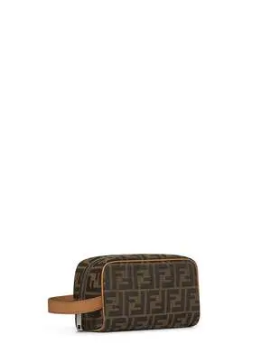 Fendi Ff Jacquard Fabric Toiletry Bag