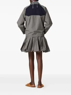 Miu Miu Gingham Check Blouson Jacket