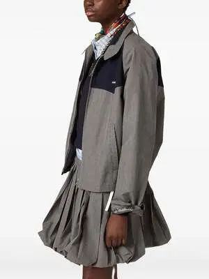 Miu Miu Gingham Check Blouson Jacket