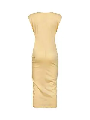 TOTEME Buttercup Jersey Tie-waist Midi Dress - Multicolor