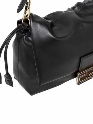 Fendi Black Medium Baguette Mamma Bag