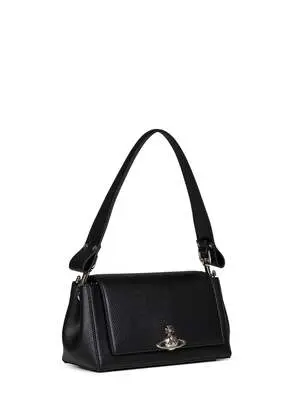 VIVIENNE WESTWOOD Black Hazel Medium Shoulder Bag - Multicolor