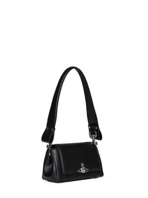 VIVIENNE WESTWOOD Black Hazel Small Shoulder Bag