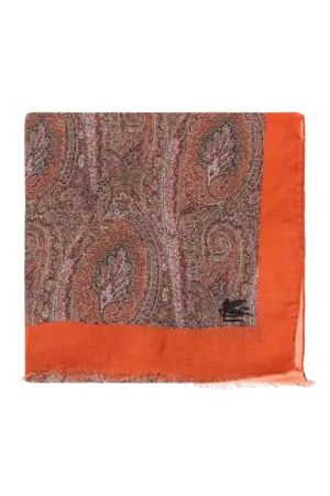 Etro Scarf With Cashmere Trim - Multicolour