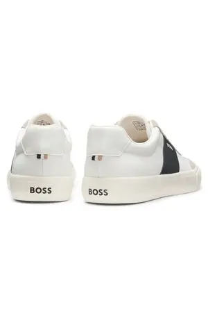 Hugo Boss Lace-up Panelled Sneakers
