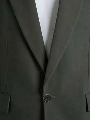 Balmain Cotton Twill 1-button Jacket