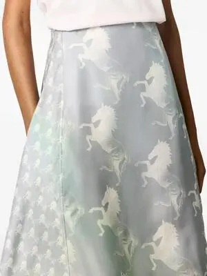Stella McCartney Silk Handkerchief Hem Skirt