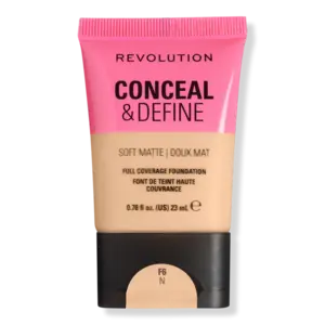 REVOLUTION BEAUTY Conceal & Define Soft Matte Full Coverage Foundation F6n