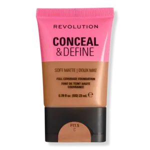 REVOLUTION BEAUTY Conceal & Define Soft Matte Full Coverage Foundation F11.5c