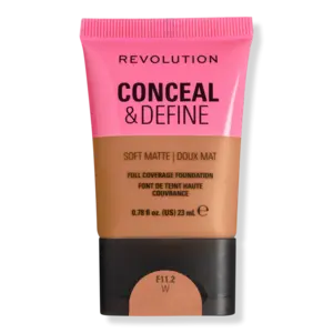 REVOLUTION BEAUTY Conceal & Define Soft Matte Full Coverage Foundation F11.2w