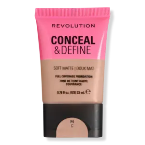 REVOLUTION BEAUTY Conceal & Define Soft Matte Full Coverage Foundation - F4c