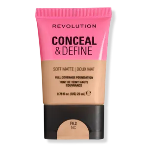 REVOLUTION BEAUTY Conceal & Define Soft Matte Full Coverage Foundation F6.2nc