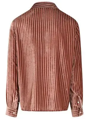 Amiri Viscose And Peach Silk Shirt