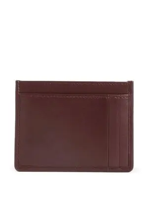 Miu Miu Matelassé Nappa Leather Card Holder - Red