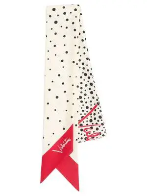 Valentino Garavani Little Stars Starry Silk Bandeau Scarf - Multicolor