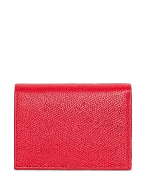 Valentino Garavani Vlogo Signature Grainy Leather Wallet