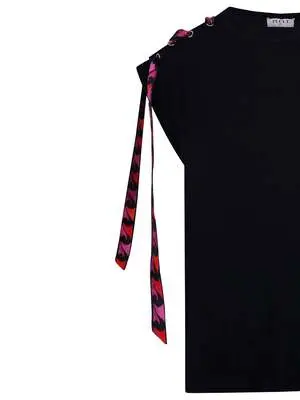 Emilio Pucci Foulard Detail Viscose T-shirt