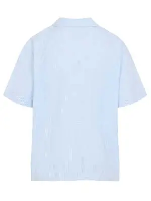 Miu Miu Gingham Check Embroidered Logo Shirt