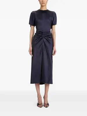 Victoria Beckham Bela Midi Dress - Blue