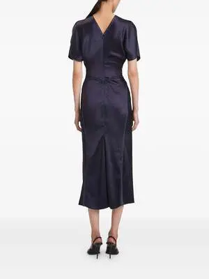 Victoria Beckham Bela Midi Dress - Blue