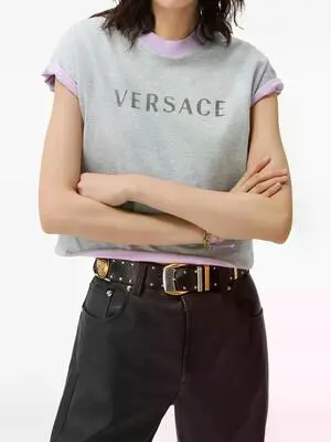 Versace Logo Print T-shirt