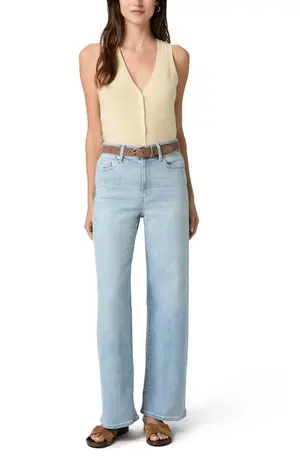 Paige Vanessa High Waist Wide Leg Jeans - Coliseum