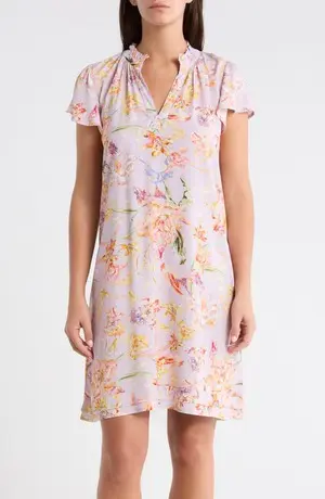 PAPINELLE Baile Flutter Sleeve Nightie Nightgown - Soft Lavender