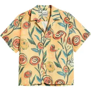 RIZORT Brush Camp Shirt - Orange