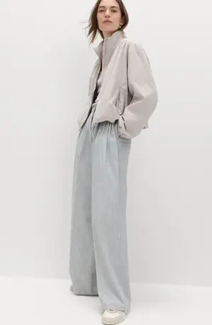 M&s Funnel Neck Zip-up Jacket