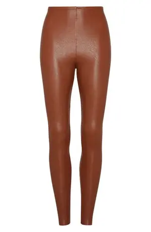Commando Faux Leather Legging - Cocoa