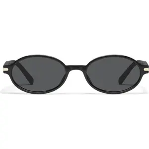 Quay Nevermind Sunglasses - Black/smoke