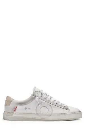 OLIVER CABELL Low Top Sneakers With Distressed Details - Ghost