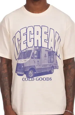 ICECREAM Ride Cotton Graphic T-shirt