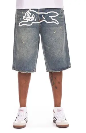 ICECREAM Baskin Denim Short - Blue Fudge